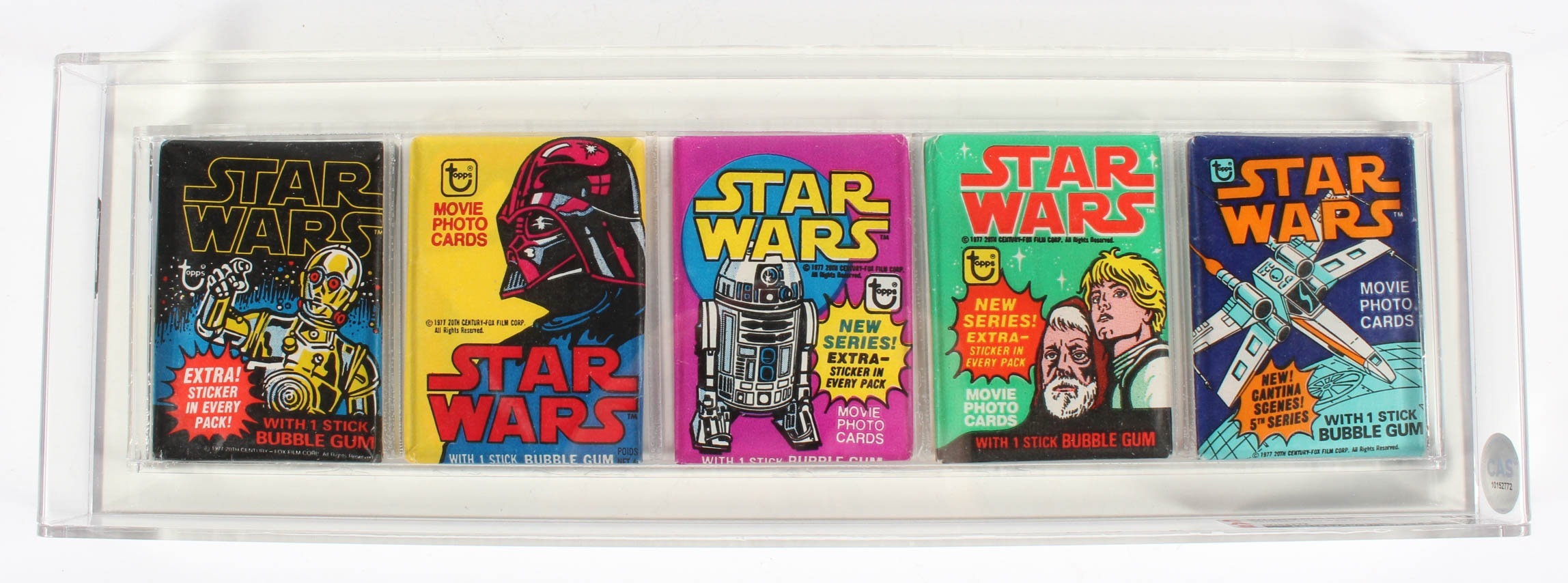 CUSTOM 1977 Series 1-5 Star Wars Wax Pack Card Display