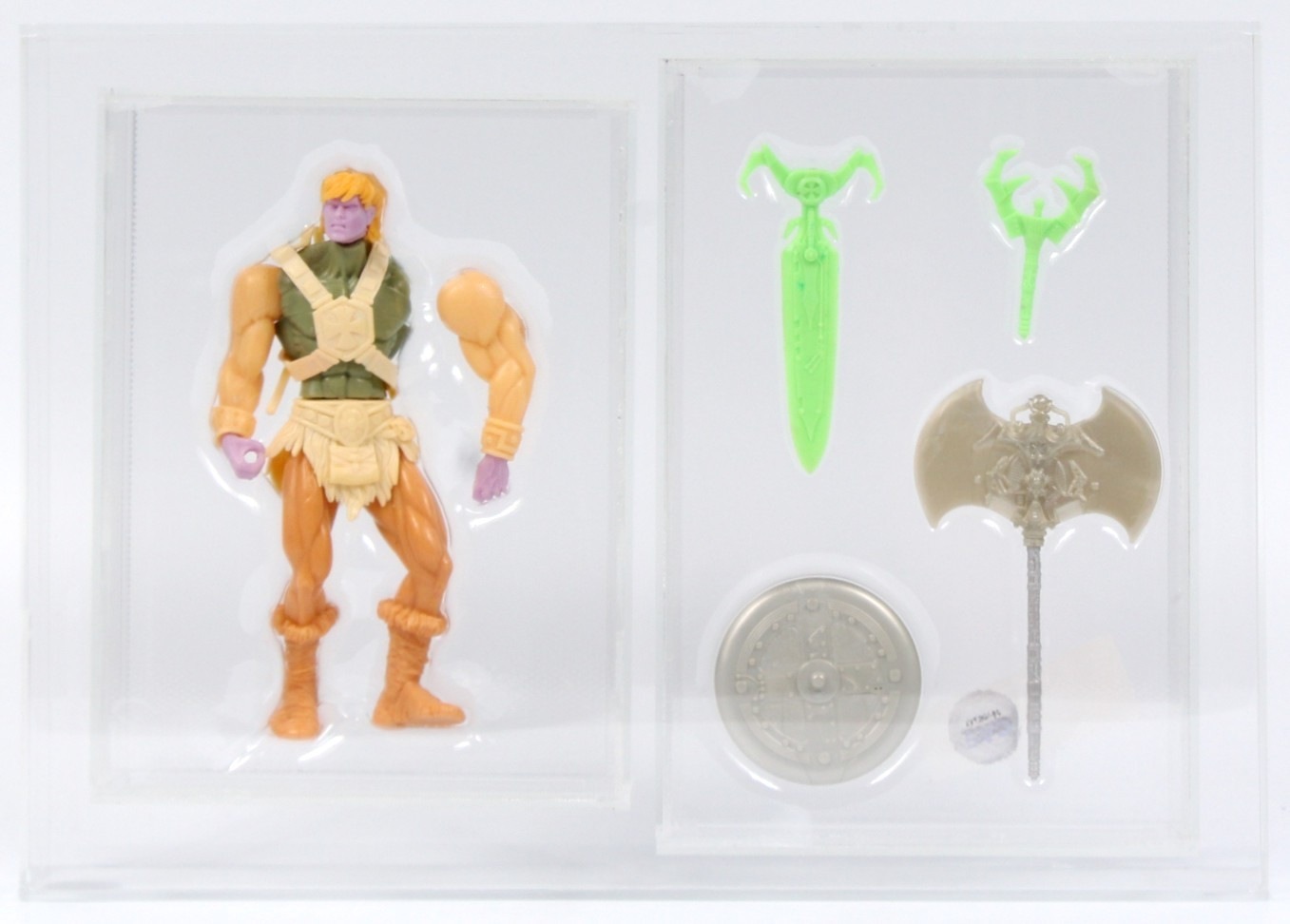 2002 Mattel He-Man MOTU First Shot Prototype Figure - He-Man