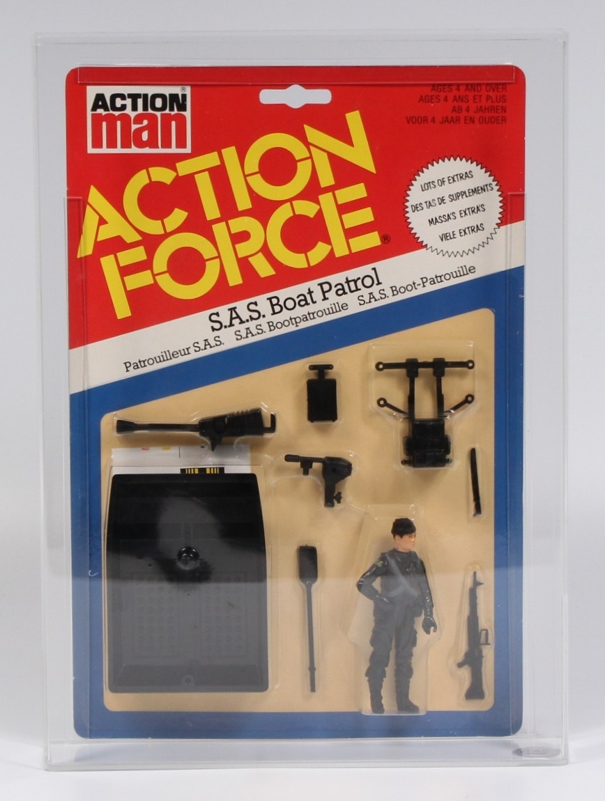 1982 Palitoy Action Man Carded Action Figure - S.A.S. Boat Patrol