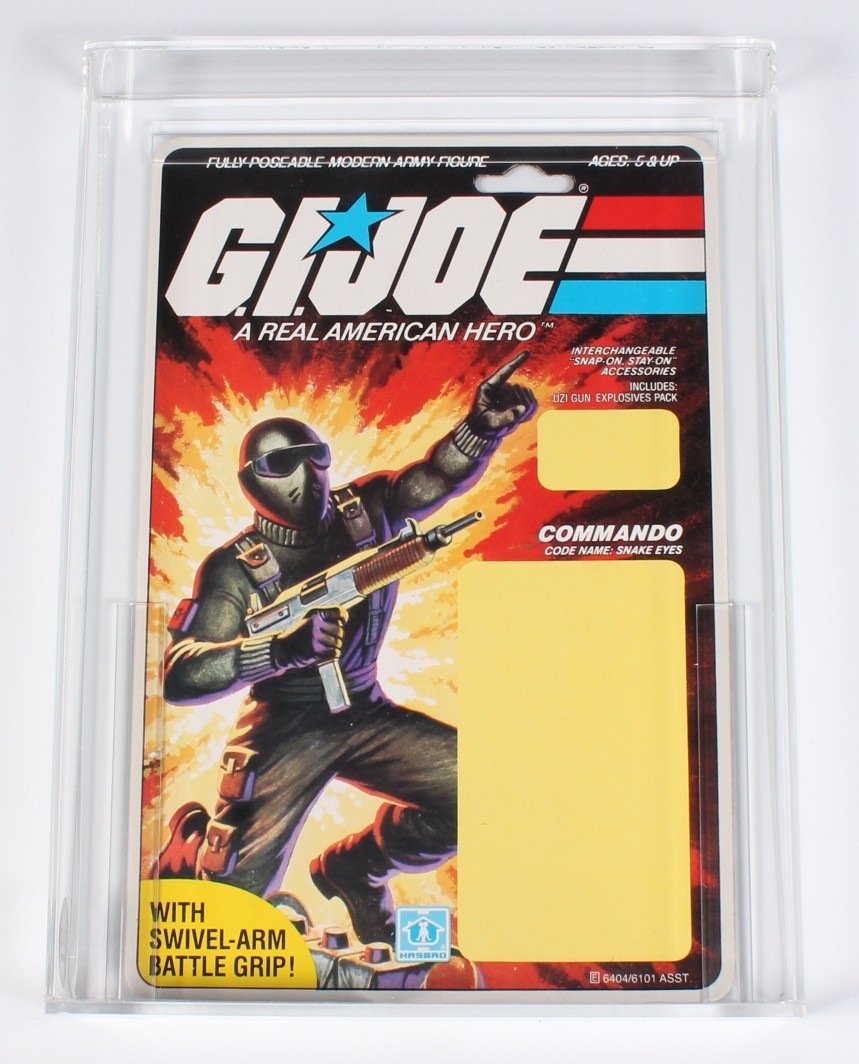 1983 Hasbro G.I. Joe Proof Card - Snake Eyes