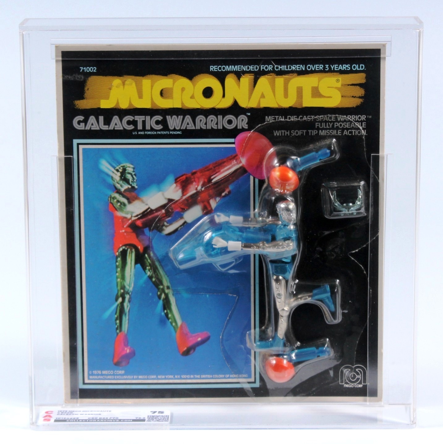 1976 Mego Micronauts Carded Action Figure - Galactic Warrior