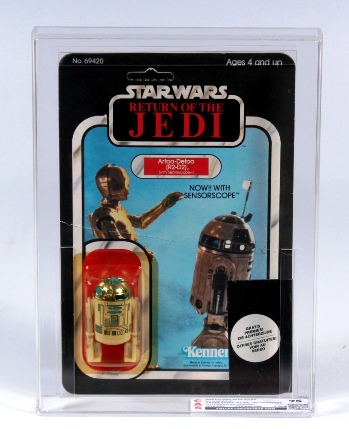 Star Wars Palitoy Carded Action Figure (Clipper Sticker) - Artoo-Detoo ...