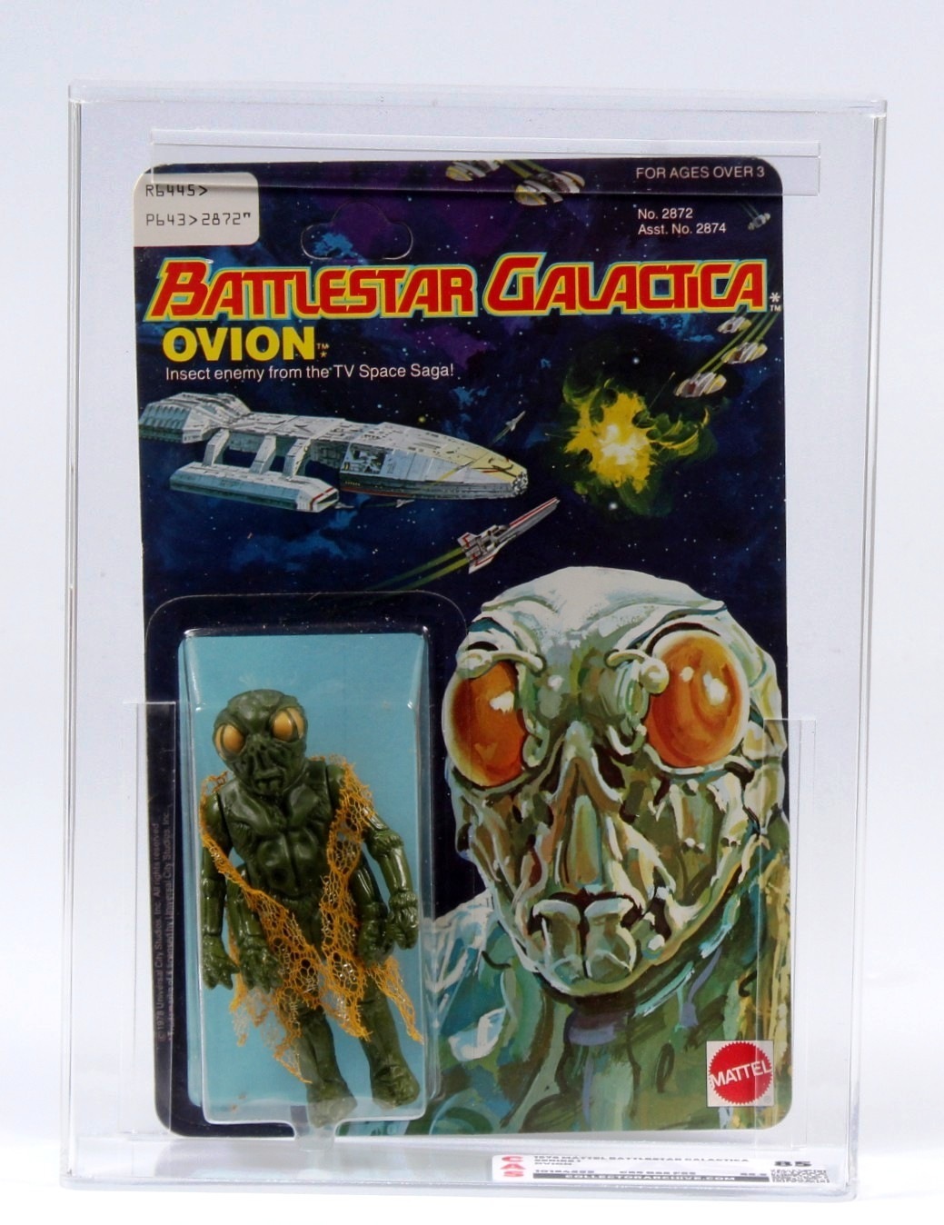 1978 Battlestar Galactica Carded Action Figure - Ovion