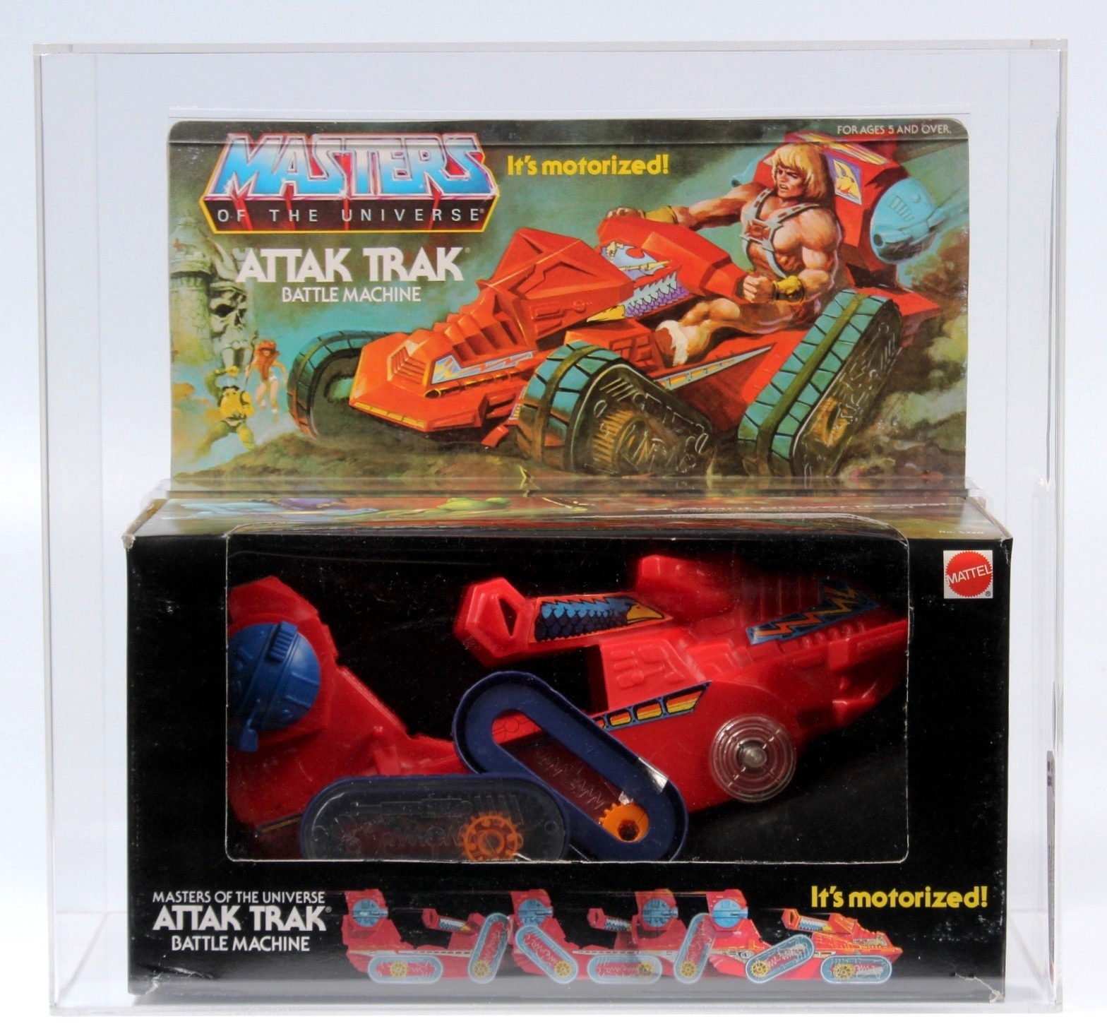 1983 Mattel He-Man MOTU Boxed Vehicle - Attak Trak Battle Machine