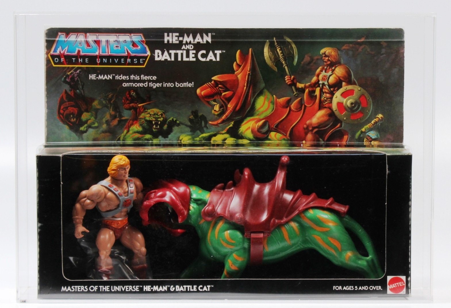 1982 Mattel He-Man MOTU Boxed Action Figure - He-Man & Battle Cat