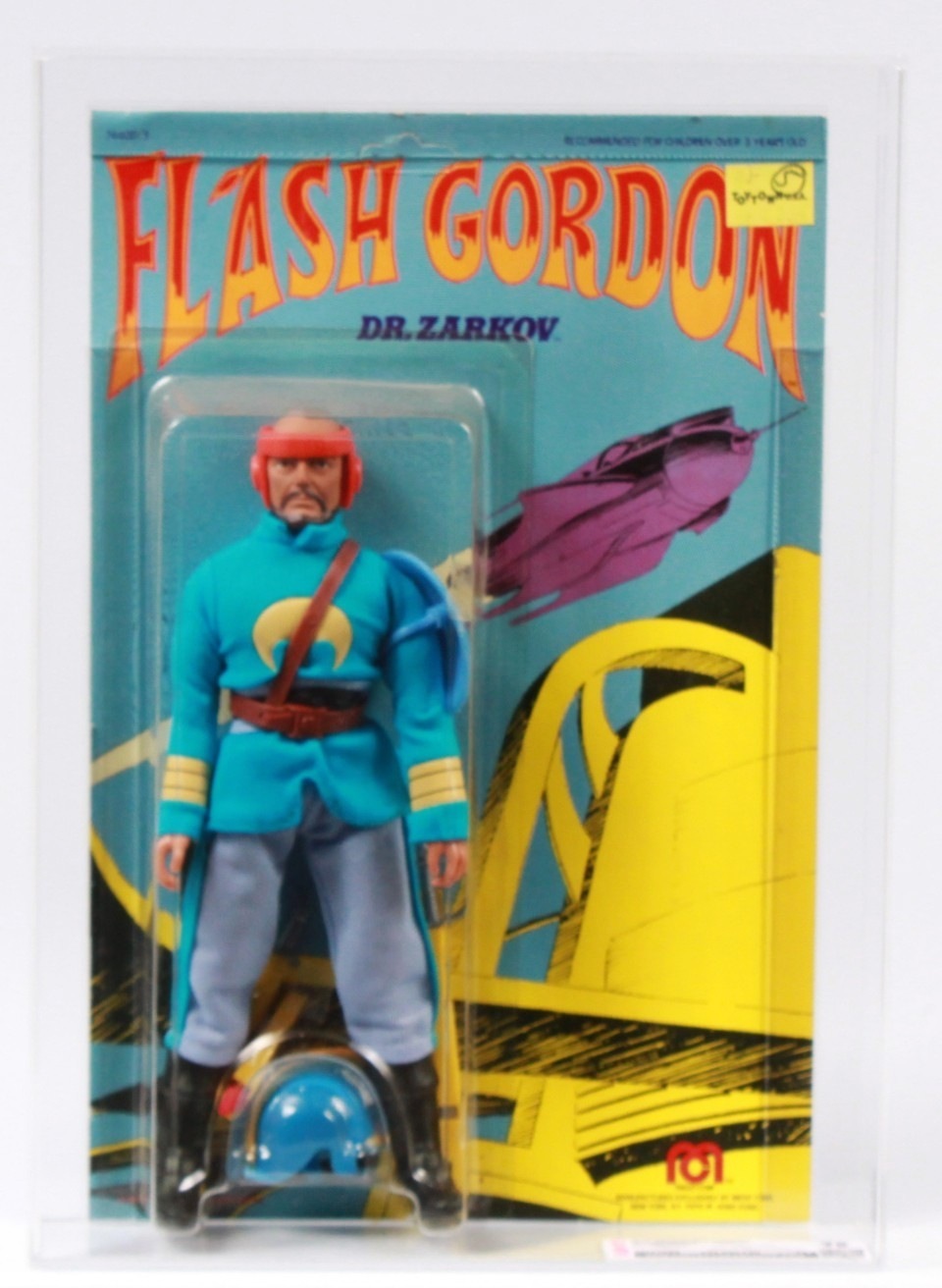 1976 Mego Flash Gordon Carded Action Figure - Dr. Zarkov