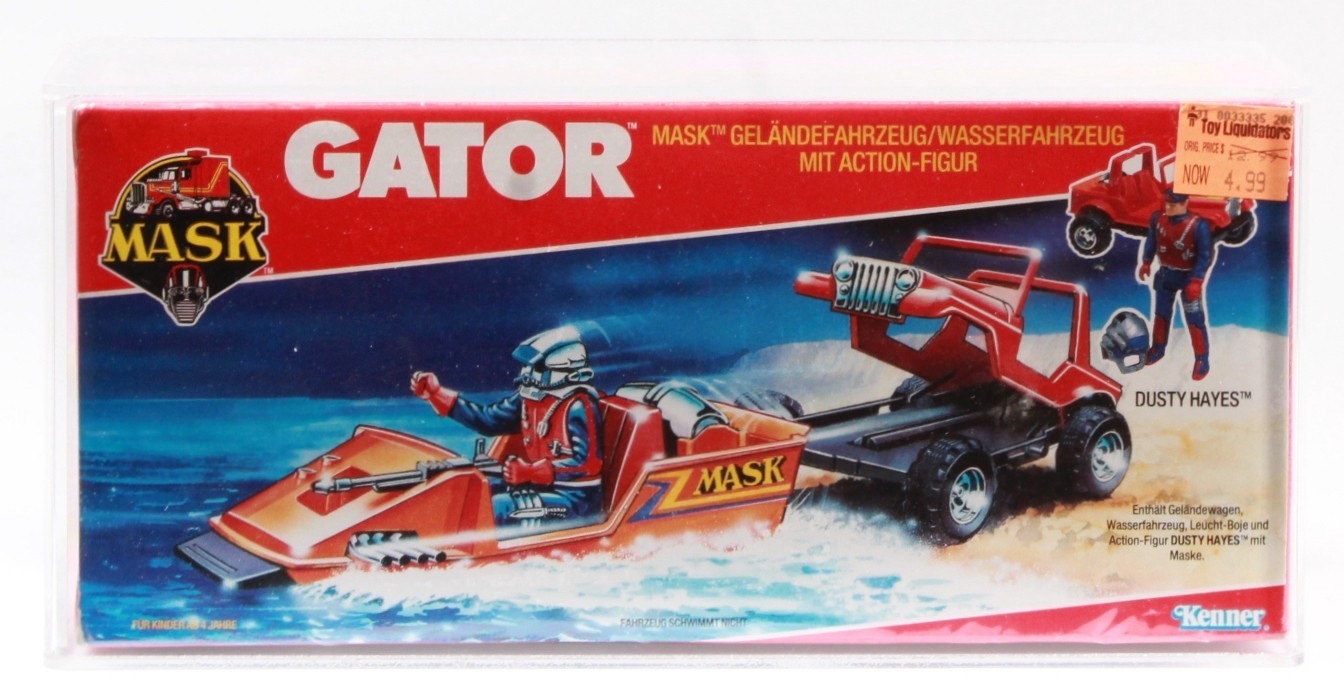1985 Kenner MASK Boxed Vehicle - Gator with Dusty Hayes