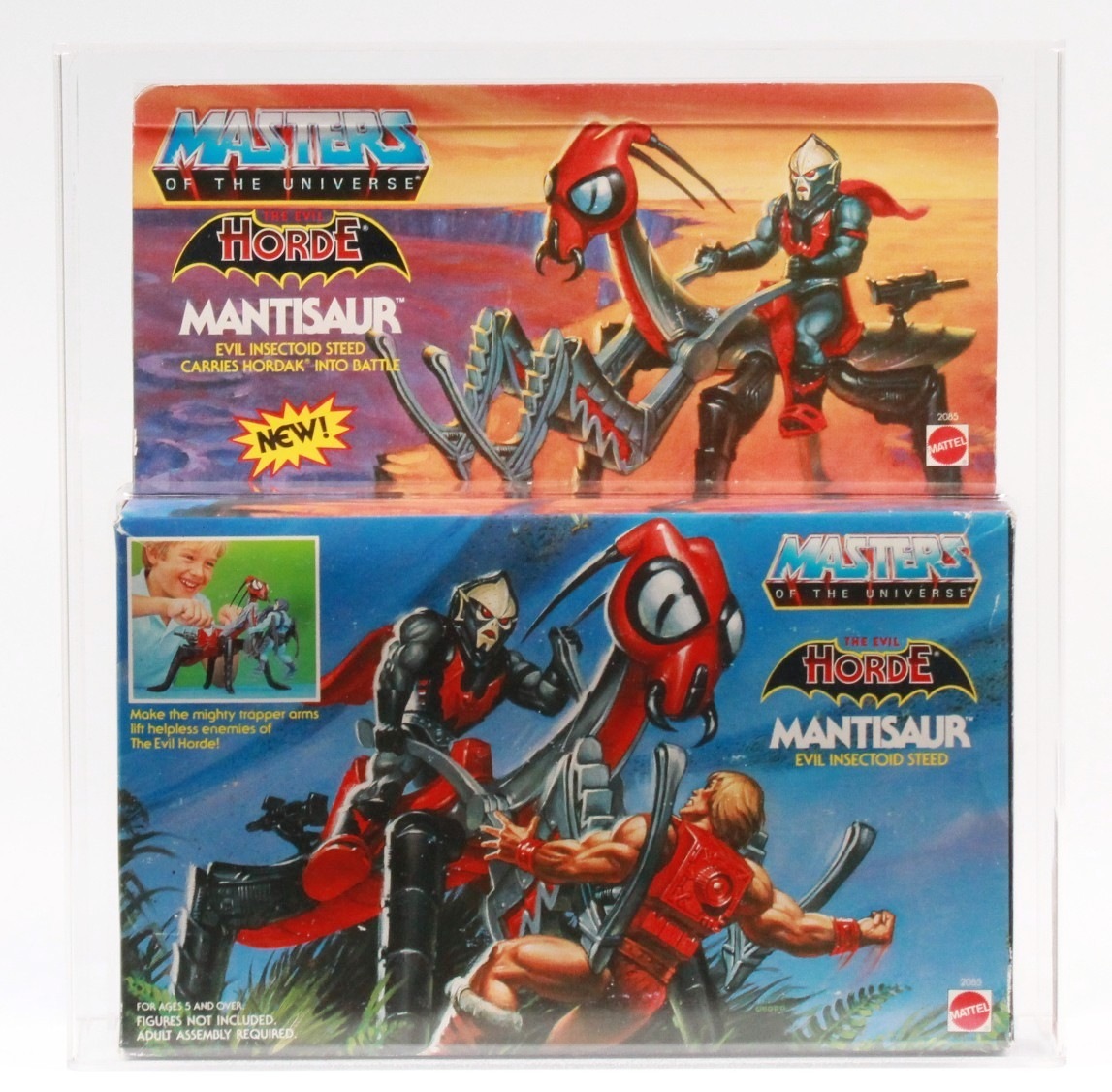 1986 Mattel He-Man MOTU Boxed Action Figure - Mantisaur