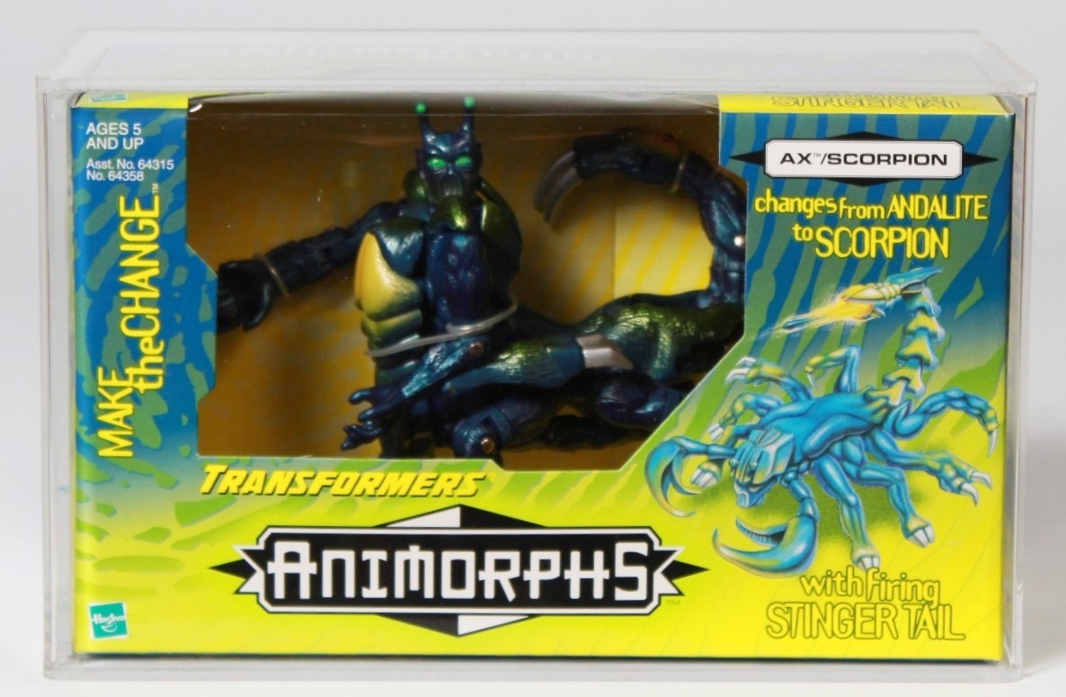 1998 Hasbro Transformers Animorphs Boxed Action Figure - Ax/Scorpion