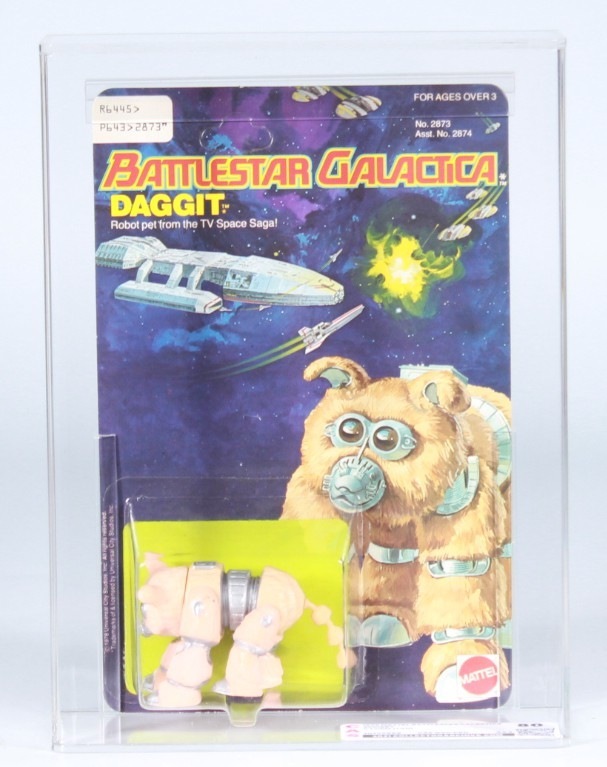 1978 Battlestar Galactica Carded Action Figure - Daggit (Tan)