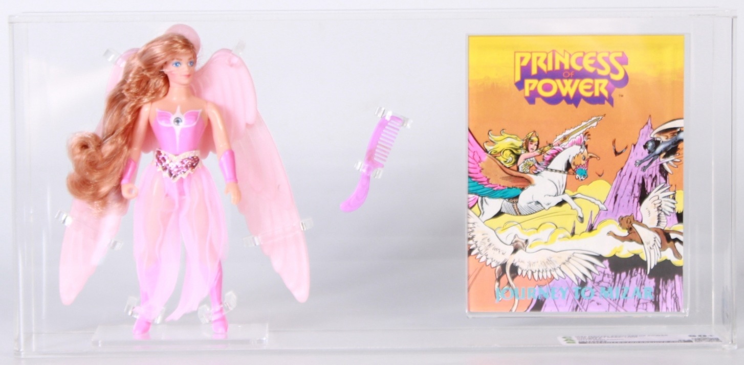 1984 Mattel Princess of Power Loose Action Figure & Comic - Angella