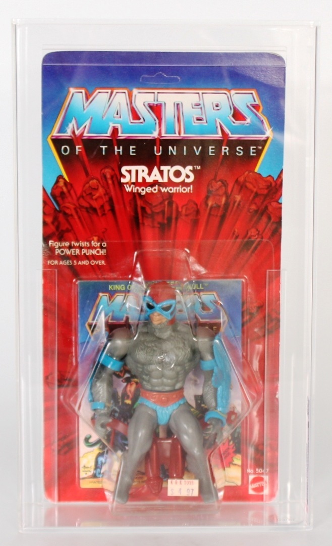 1982 Mattel He-Man MOTU Carded Action Figure - Stratos
