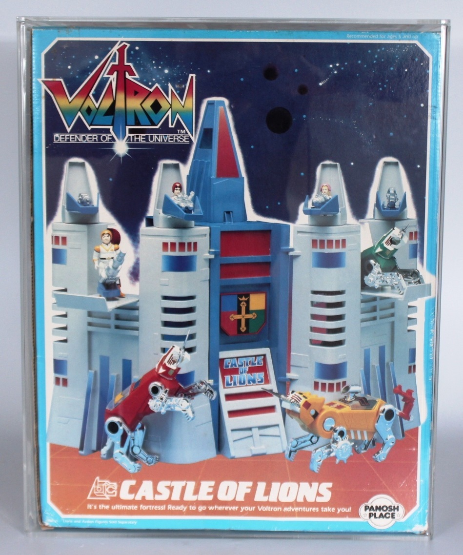 1984 Vintage Panosh Place Voltron Boxed Playset - Castle of Lions