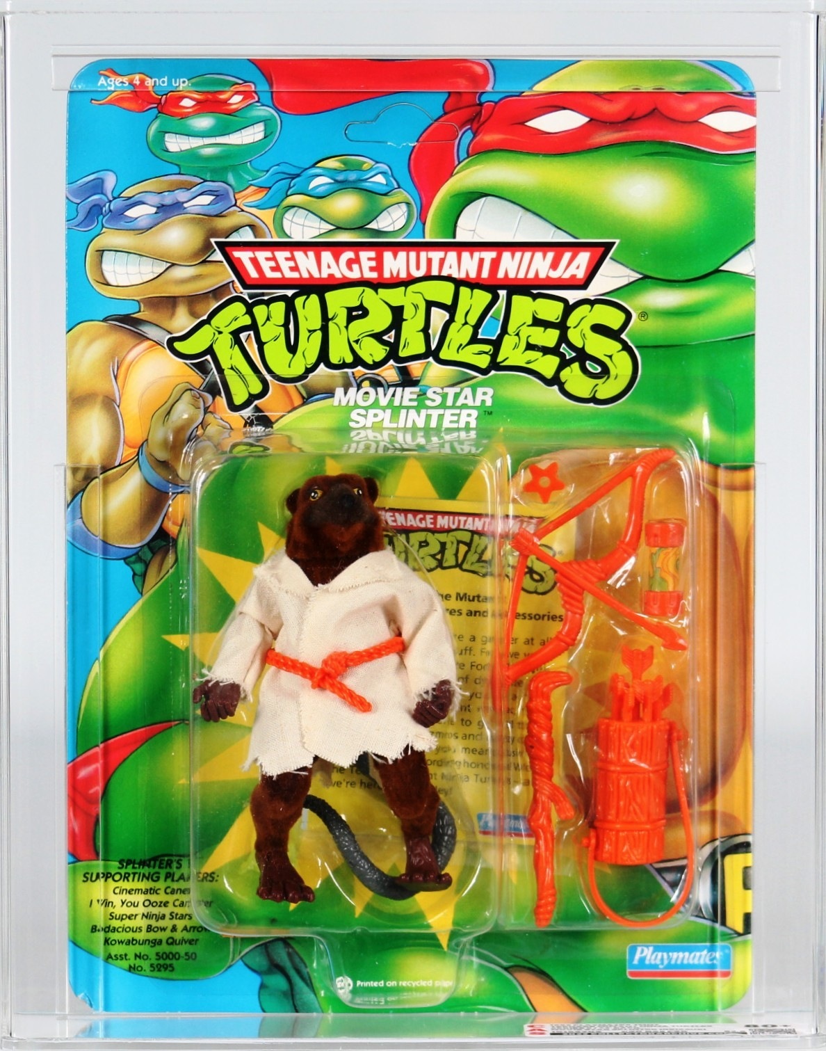 1992 Playmates Teenage Mutant Ninja Turtles Carded Action Figure ...
