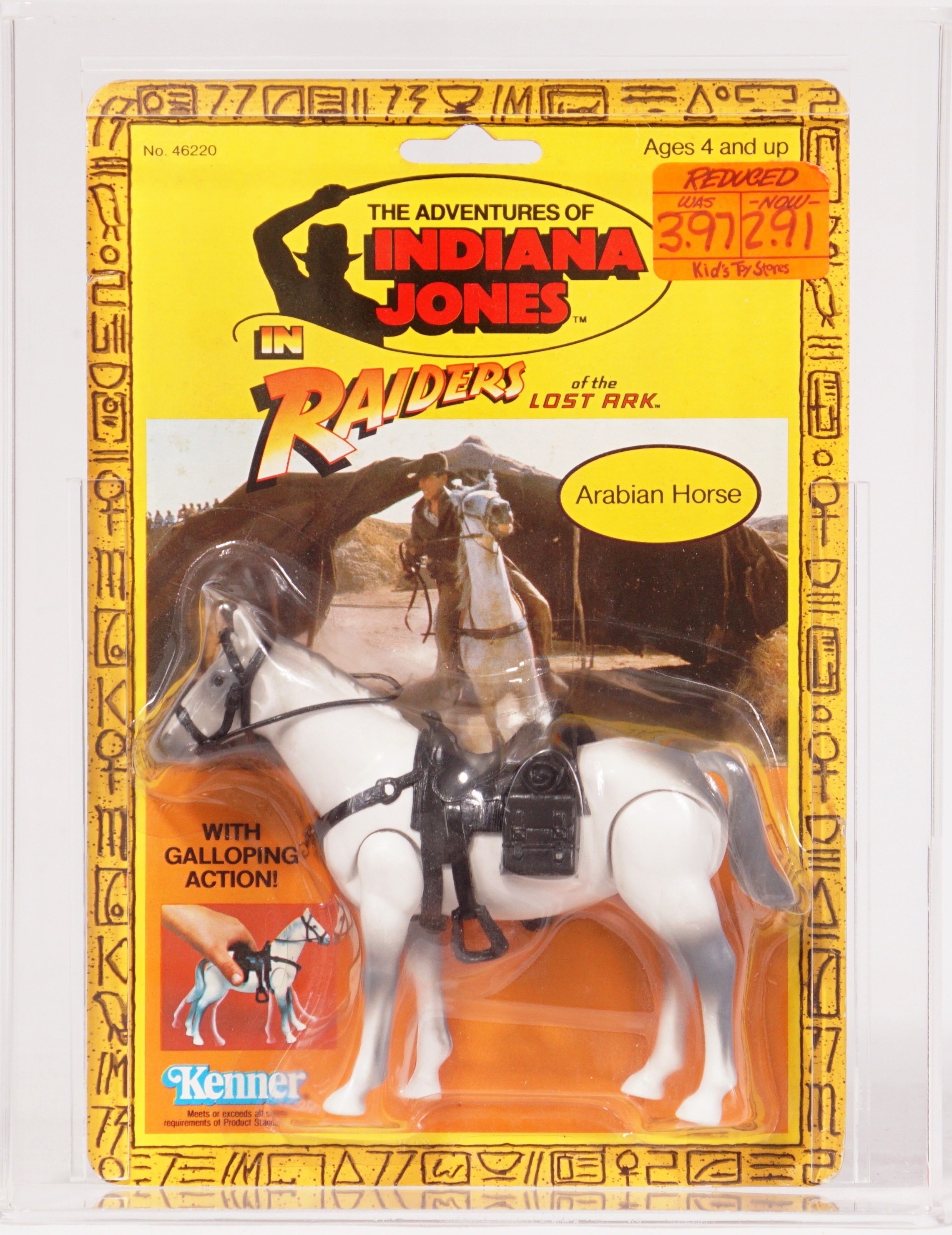 1982 Kenner Indiana Jones Carded Action Figure - Arabian Horse