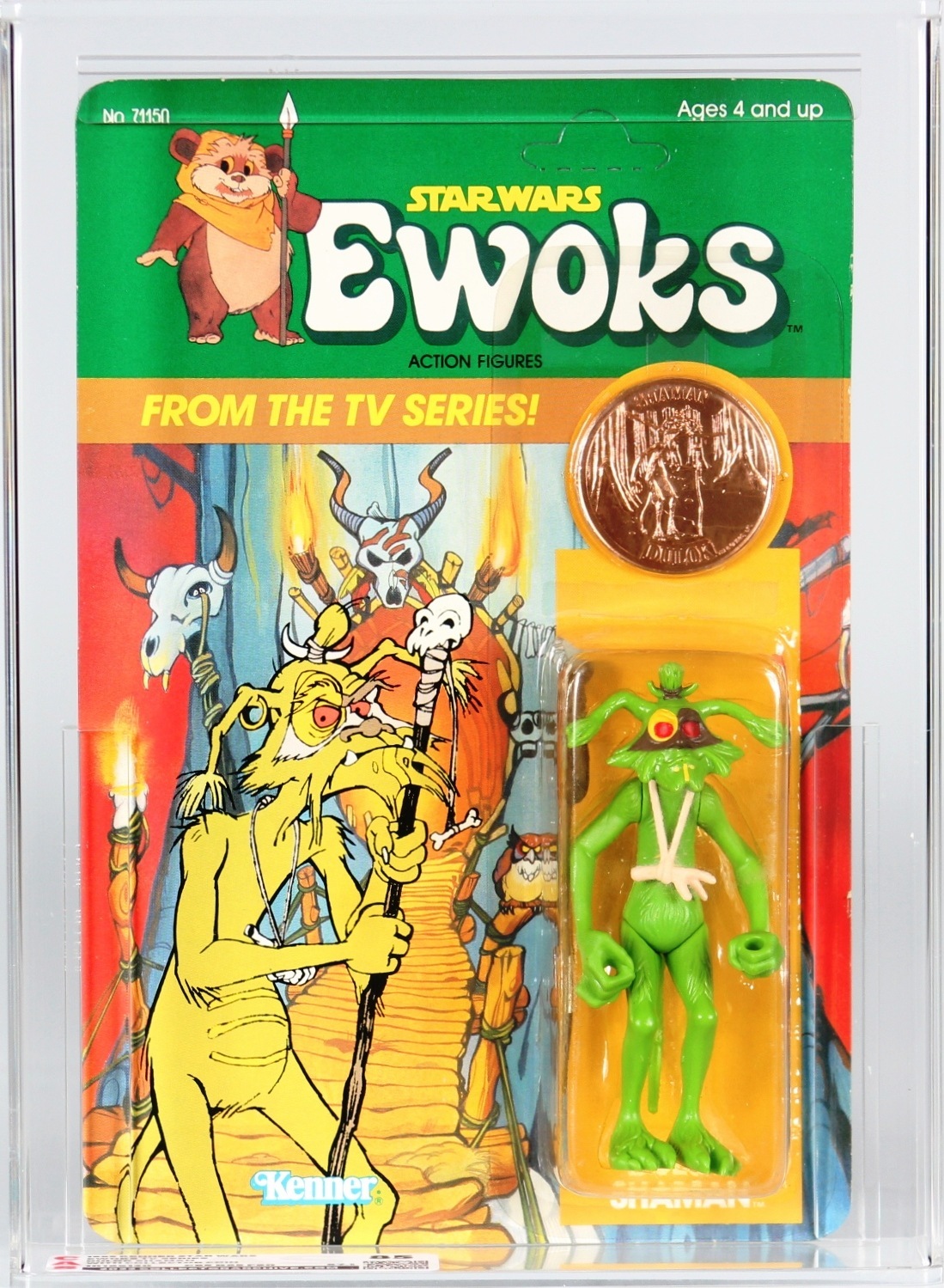 Star Wars Carded Action Figure - Ewoks Dulok Shaman