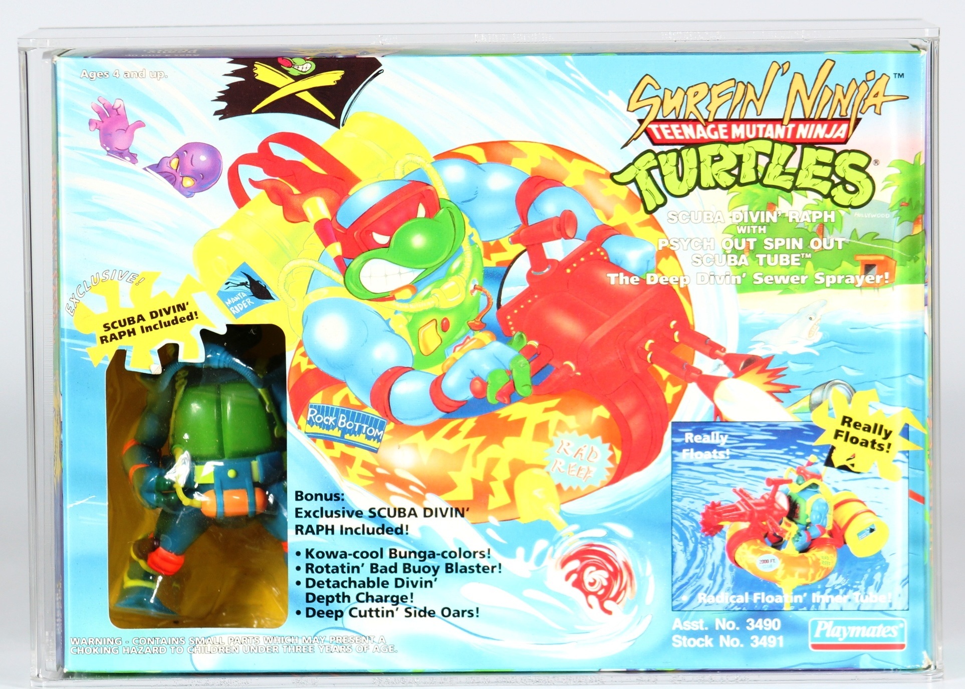 1994 Playmates Teenage Mutant Ninja Turtles Boxed Playset - Surfin ...