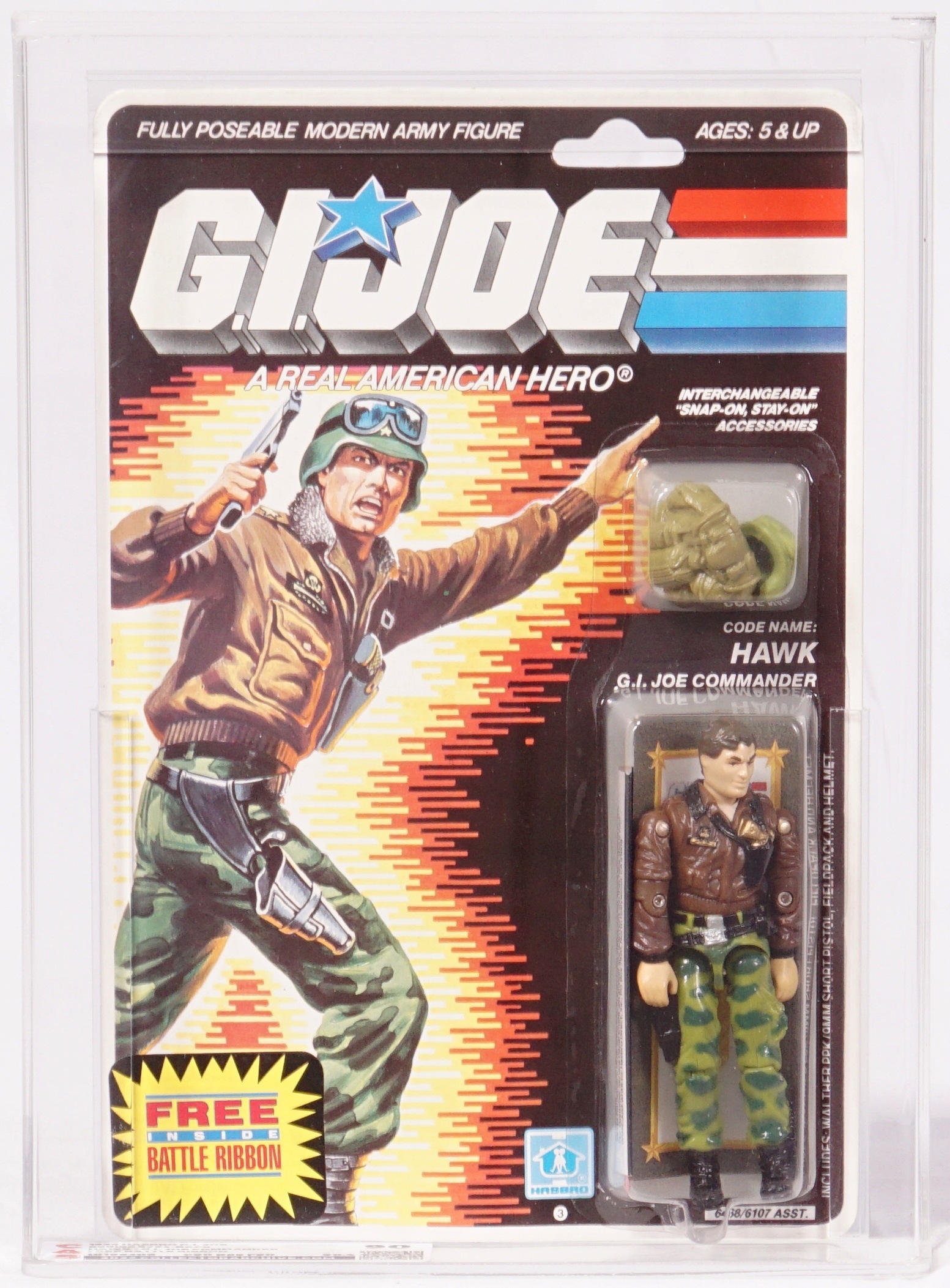 1986 Hasbro G.I. Joe Carded Action Figure - Hawk