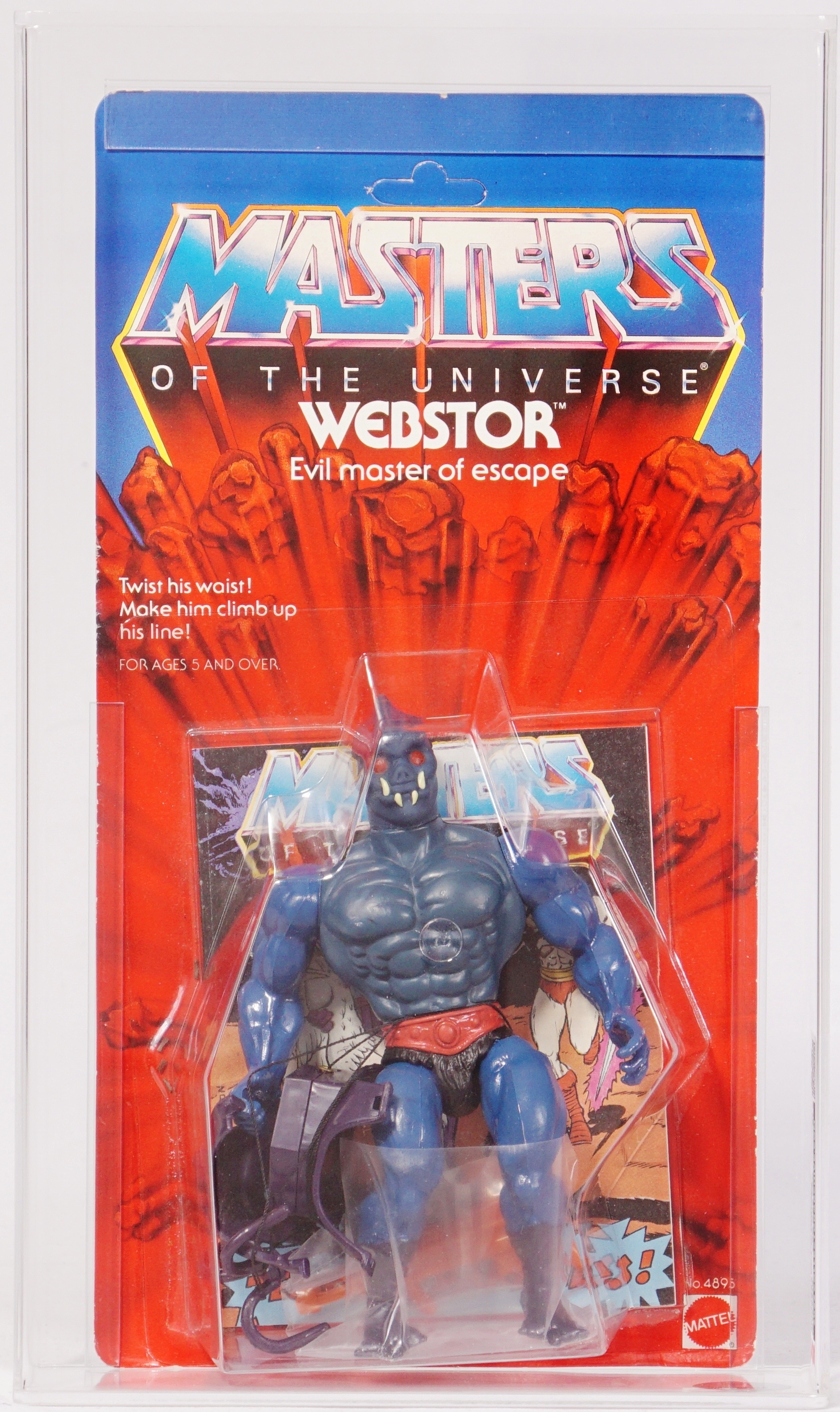 1984 Mattel He-Man MOTU Carded Action Figure - Webstor