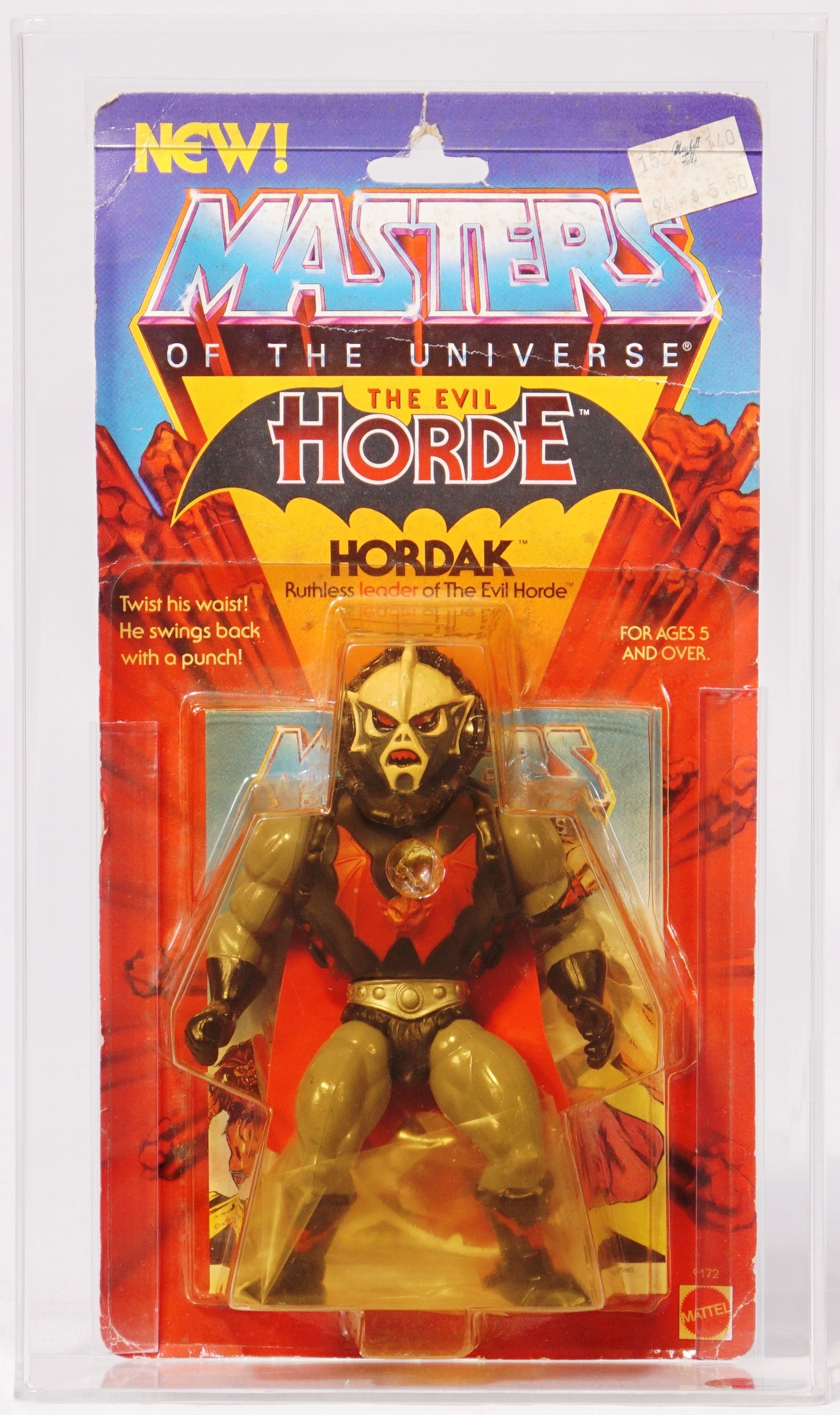 1985 Mattel He-Man MOTU Carded Action Figure - Hordak