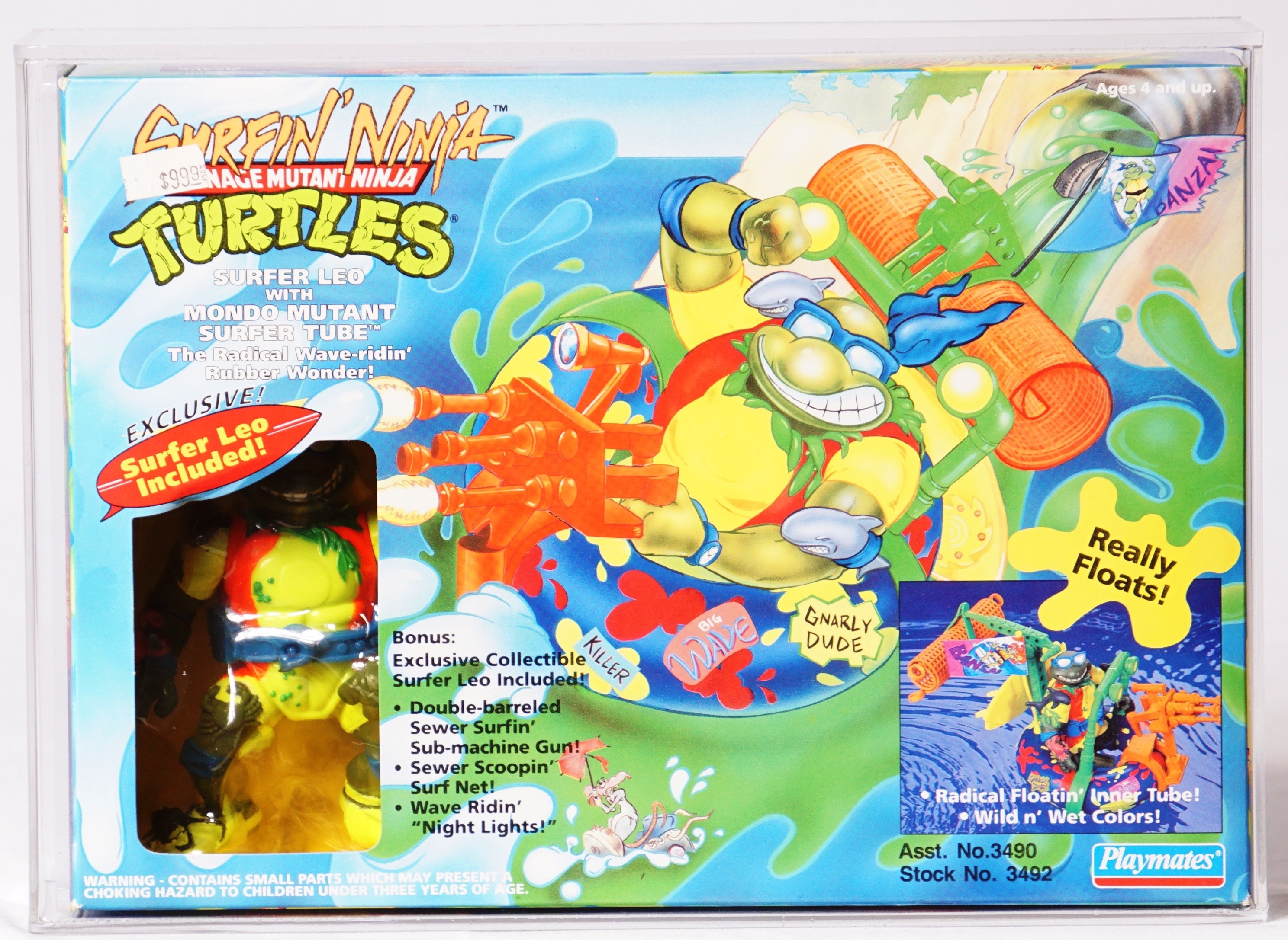 1994 Playmates Teenage Mutant Ninja Turtles Boxed Playset - Surfin ...