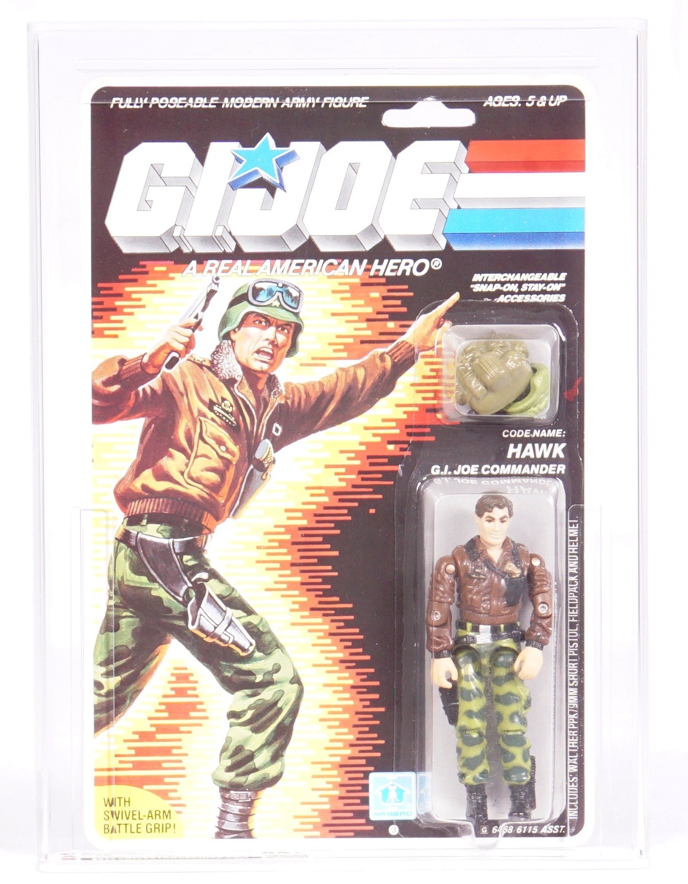 1986 Hasbro G.I. Joe Carded Action Figure - Hawk