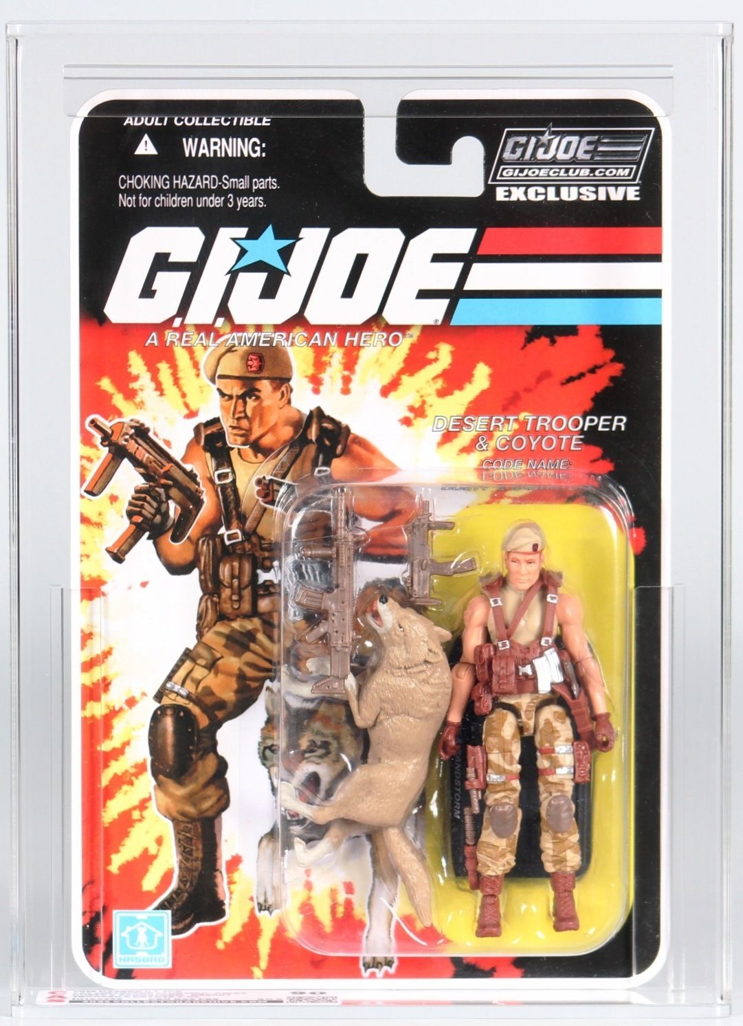 2018 Hasbro G.I. Joe Carded Action Figure Dusty Sandstorm FSS Collector Club Mail Away
