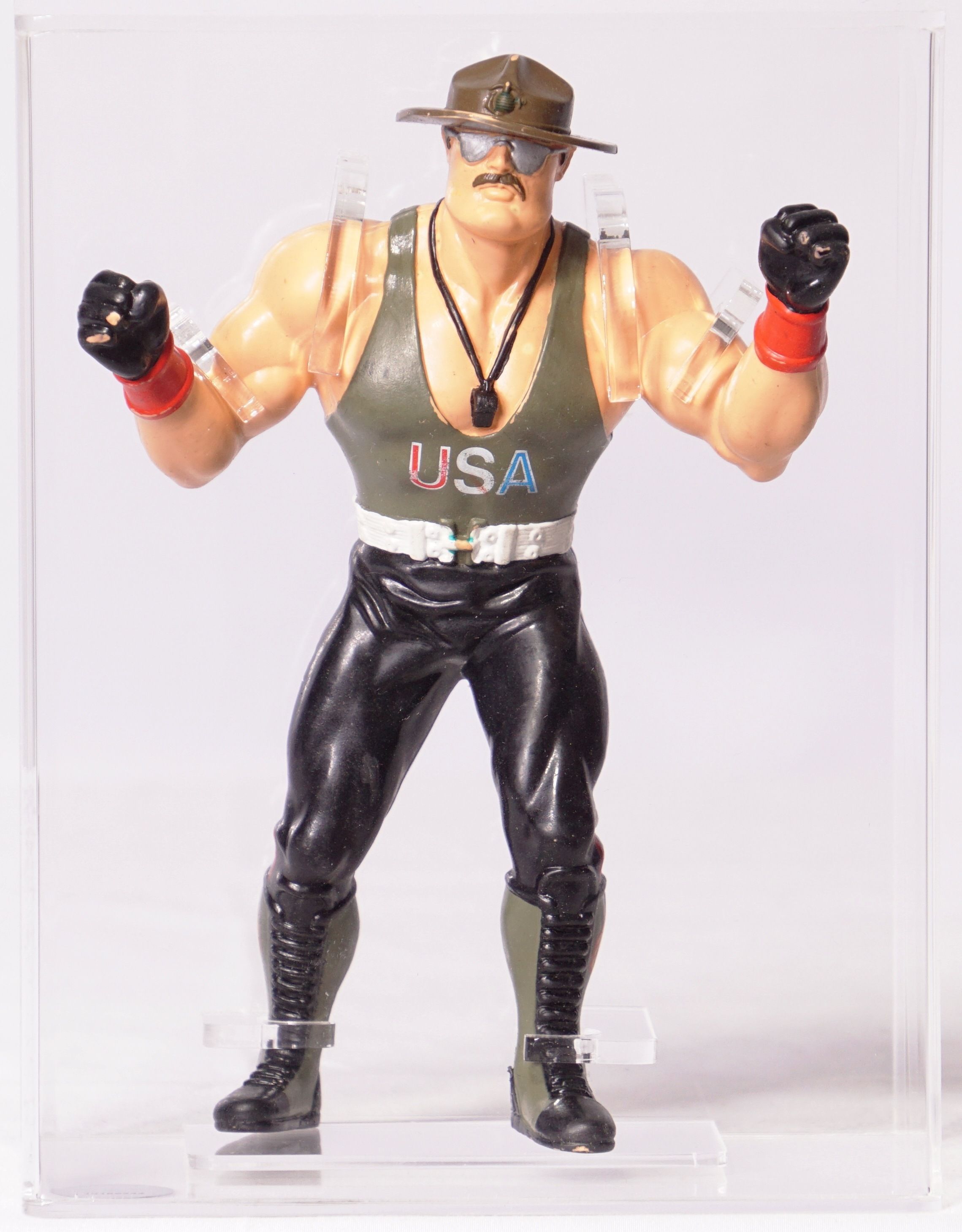 1987 Hasbro G.I. Joe Loose Action Figure Sgt. Slaughter 8in Wrestler Mail Away Exclusive