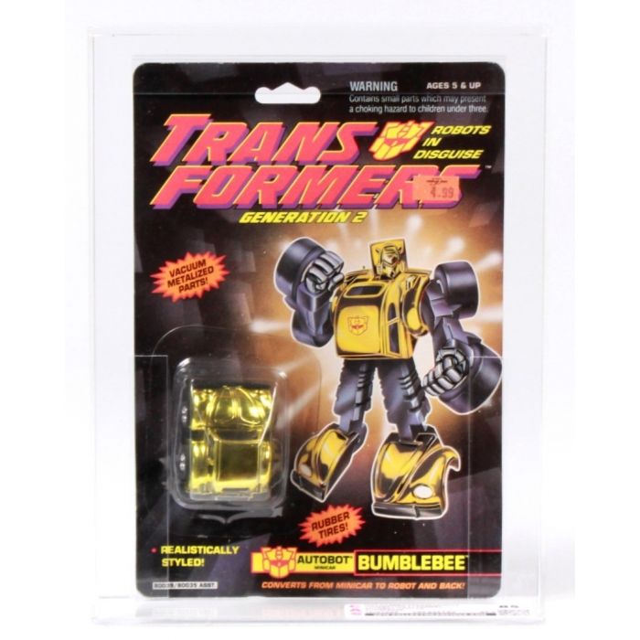 1993 Hasbro Transformers G2 Carded Action Figure Bumblebee