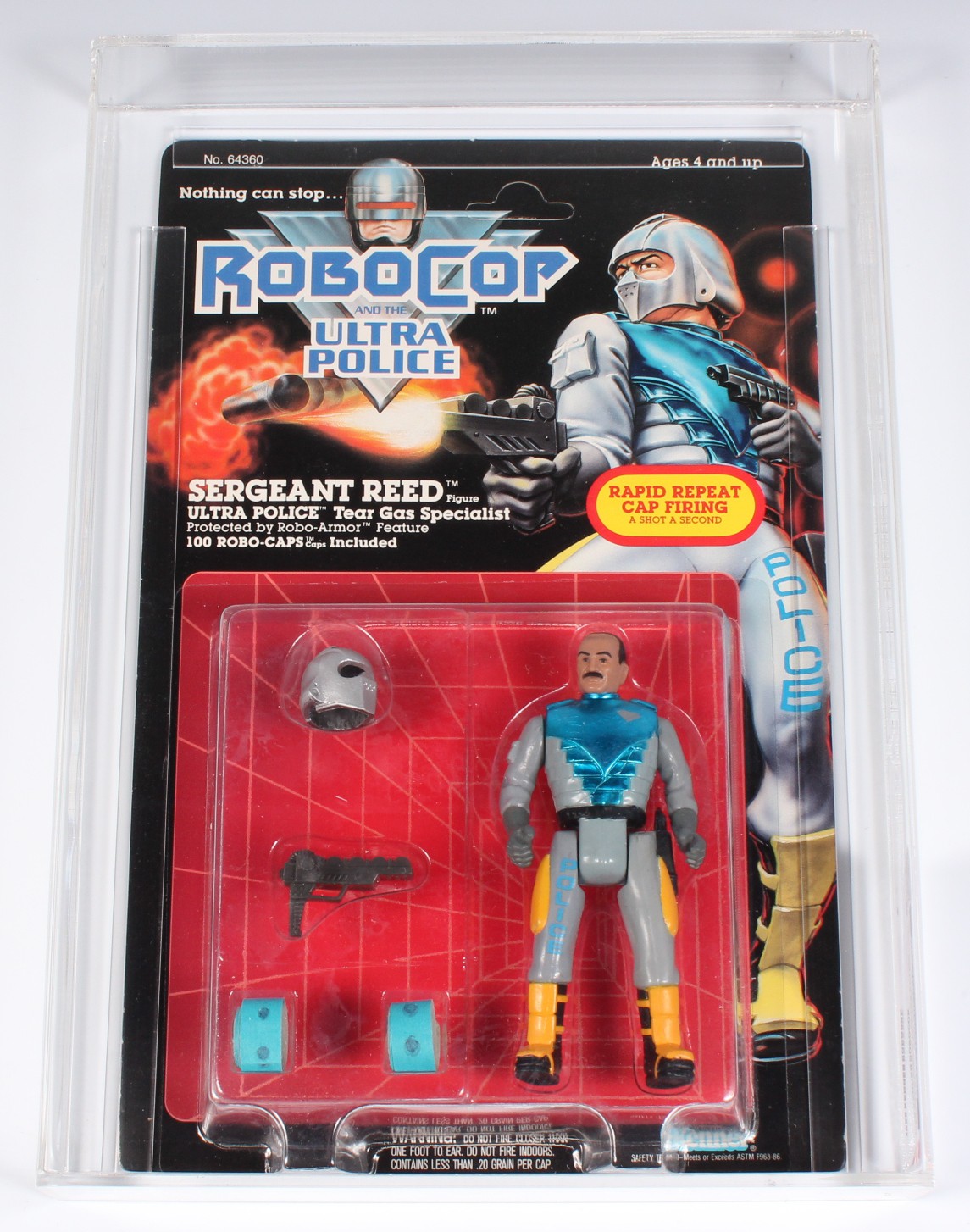 1988 Kenner Robocop Ultra Police Carded Action Figure - Sergeant Reed