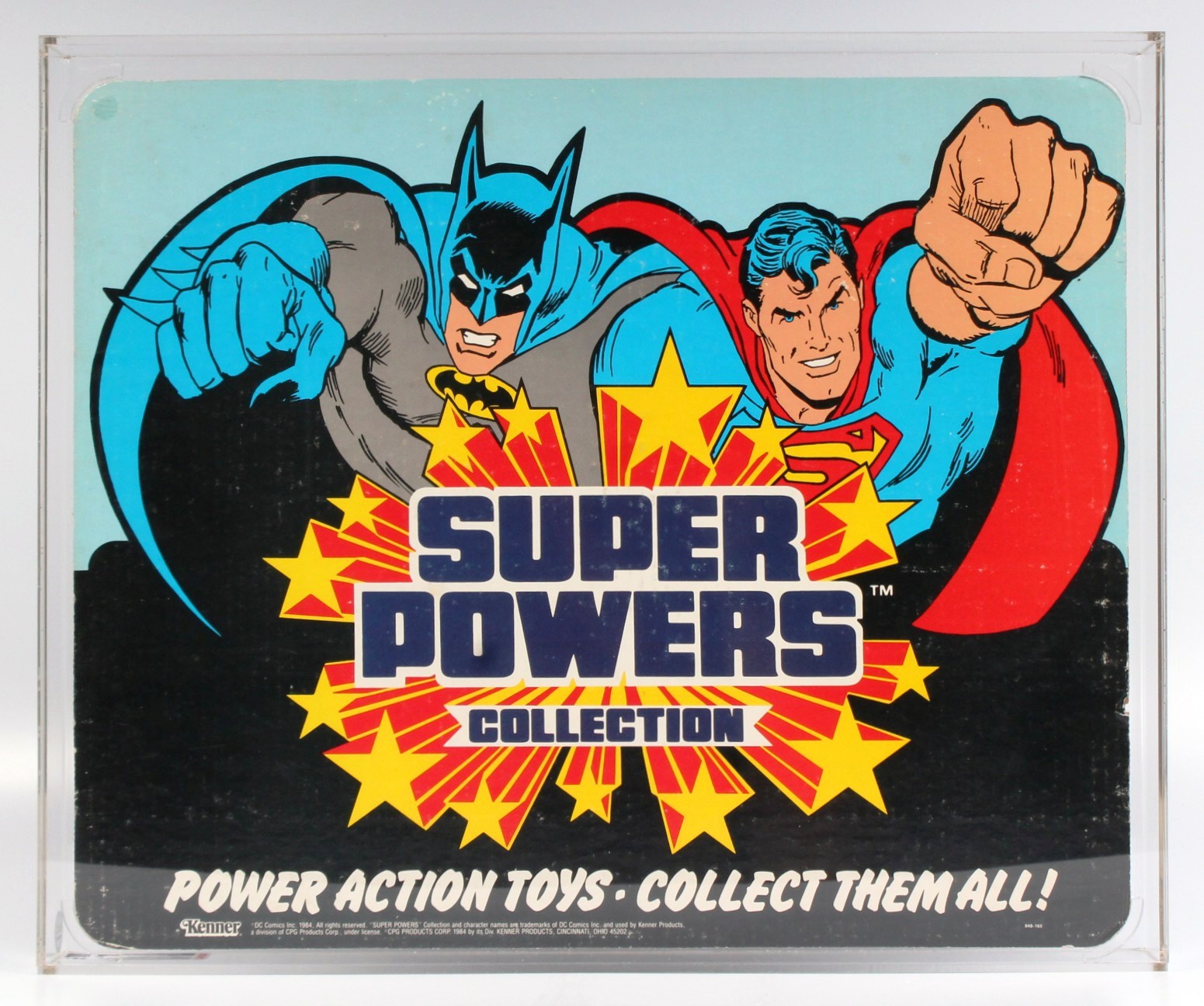 1984 Super Powers Collection Series 1 Pole Display Header