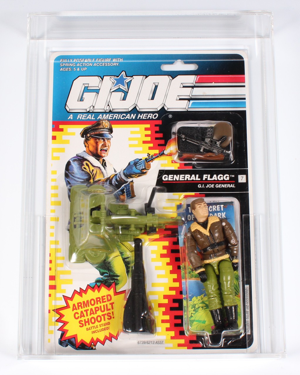 1992 Hasbro G.I. Joe Carded Action Figure - General Flagg