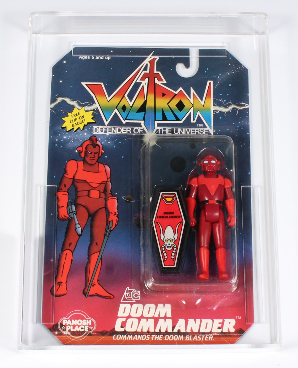 1984 Vintage Panosh Place Voltron Carded Action Figure - Doom Commander