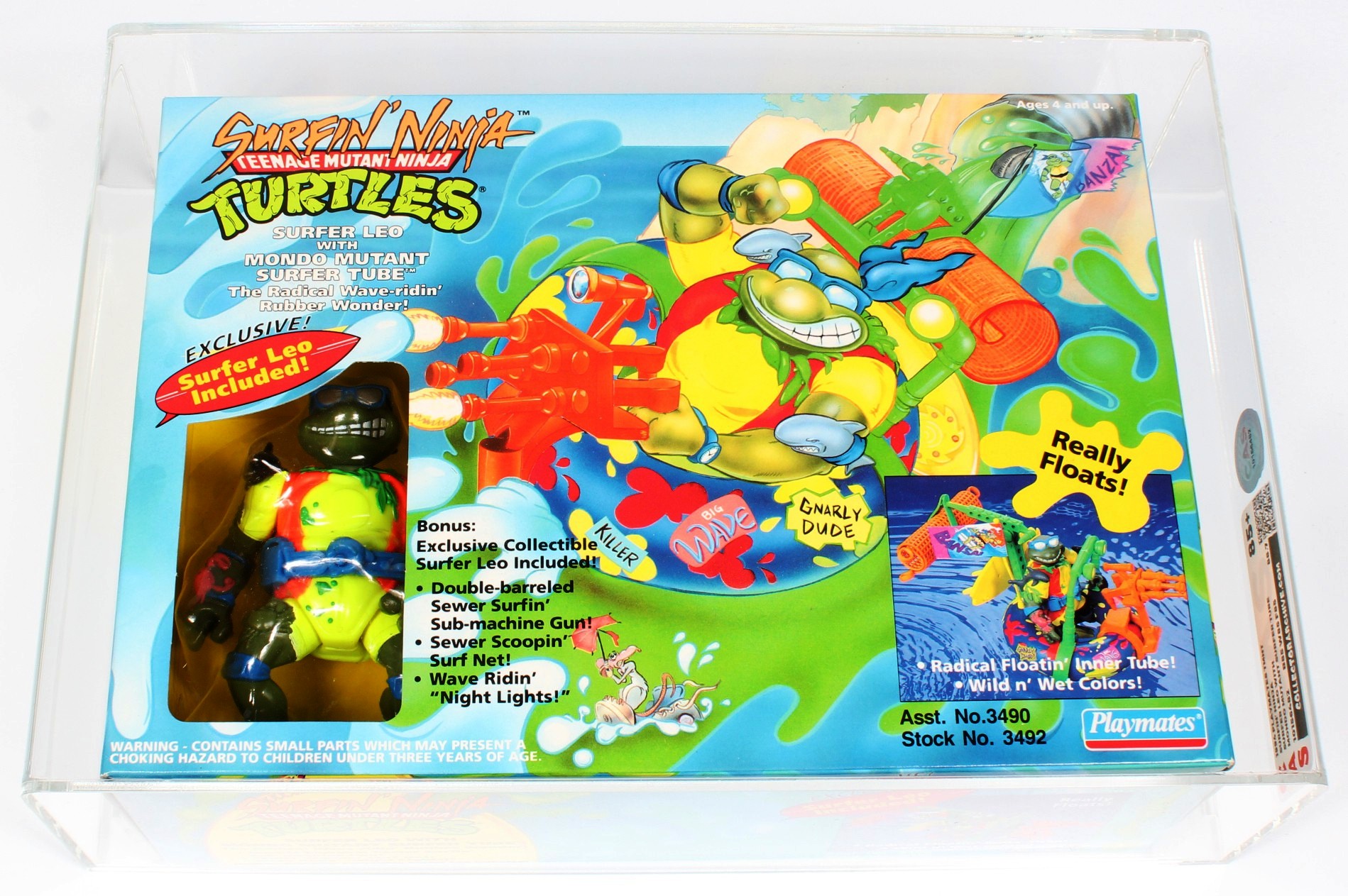 1994 Playmates Teenage Mutant Ninja Turtles Boxed Playset - Surfin ...