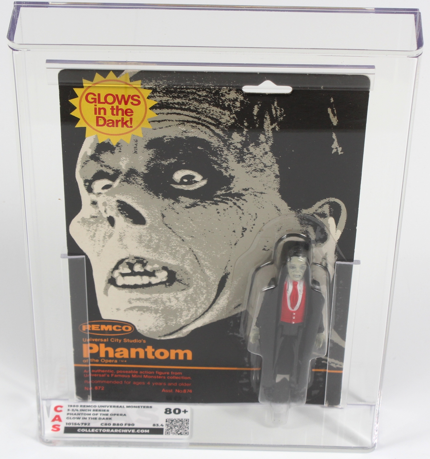 1980 Remco Universal Monsters 3-3/4 Inch Carded Action Figure - Phantom ...