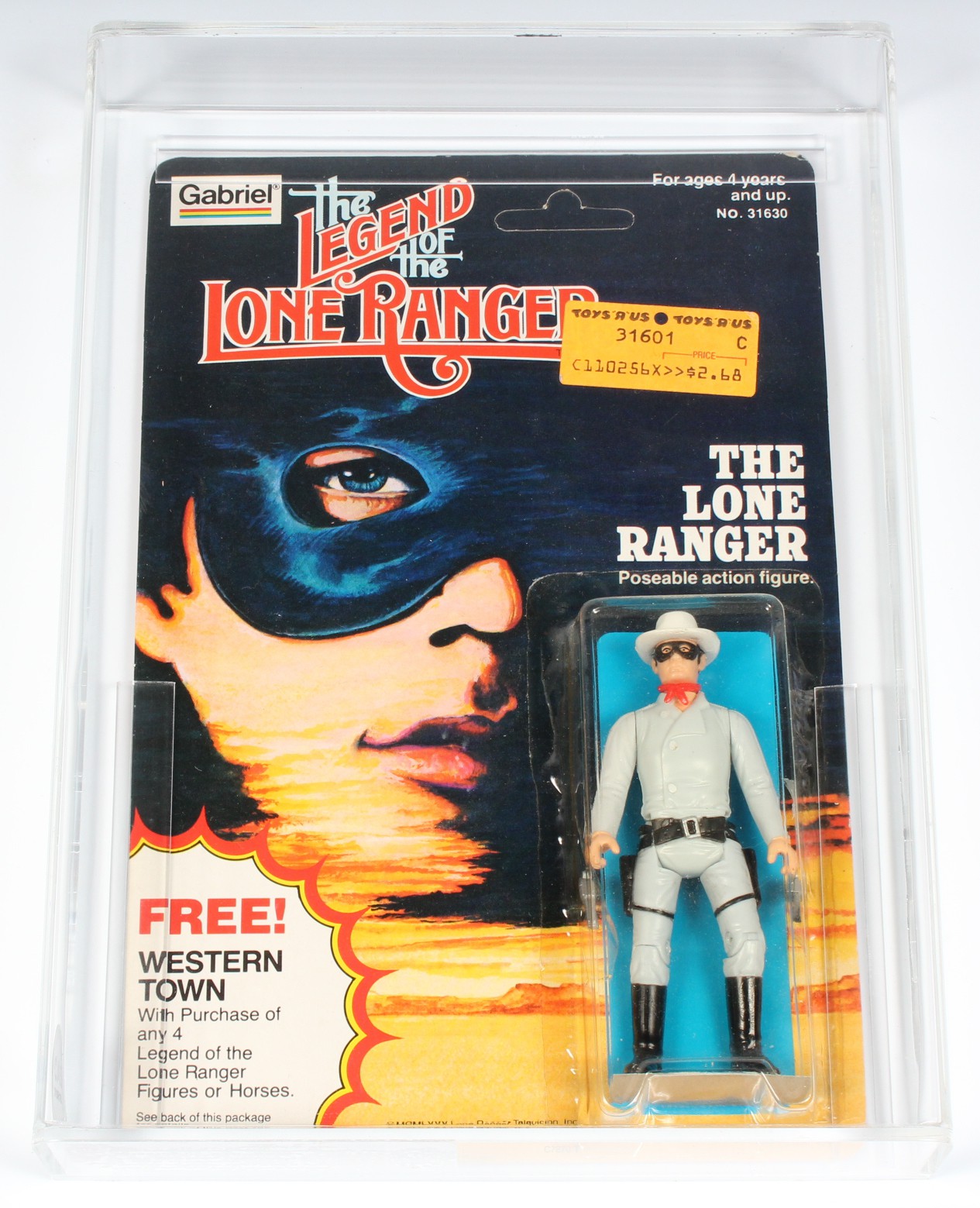 1980 Gabriel The Legend of the Lone Ranger Carded Action Figure - The ...