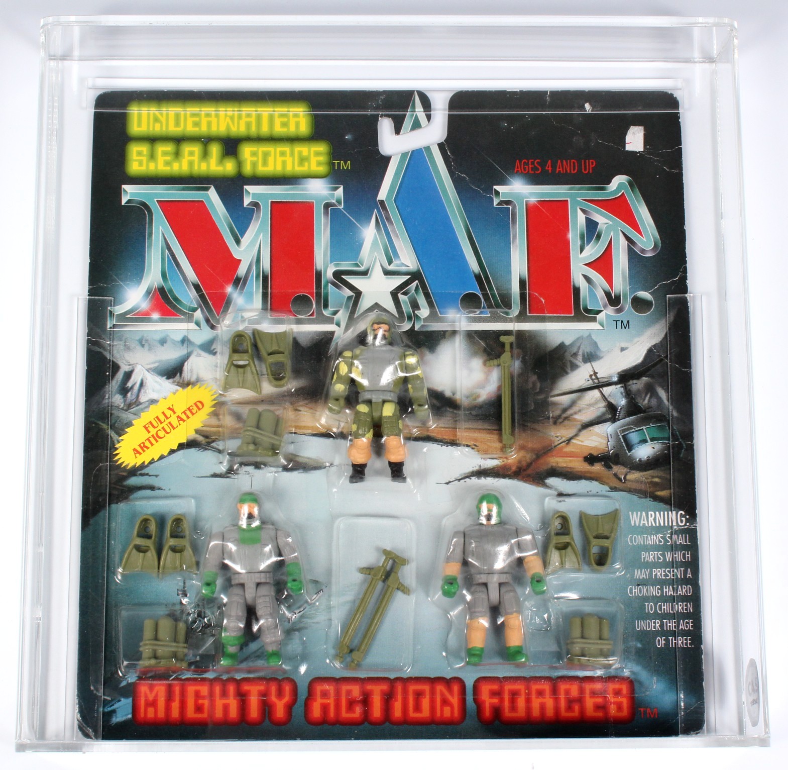 1993 Ace Novelty M.A.F Mighty Action Forces Carded Action Figure ...