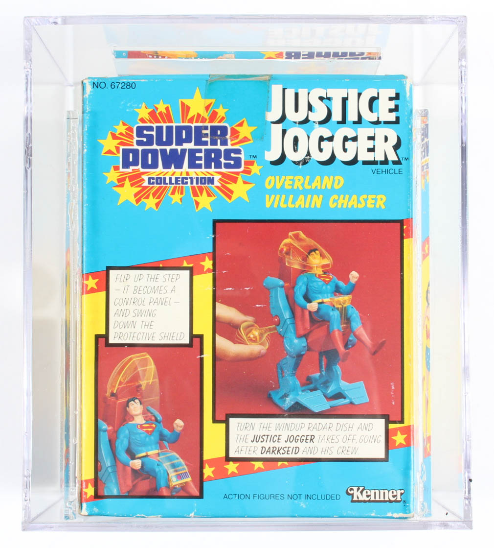 1986 Kenner Super Powers Boxed Vehicle - Justice Jogger