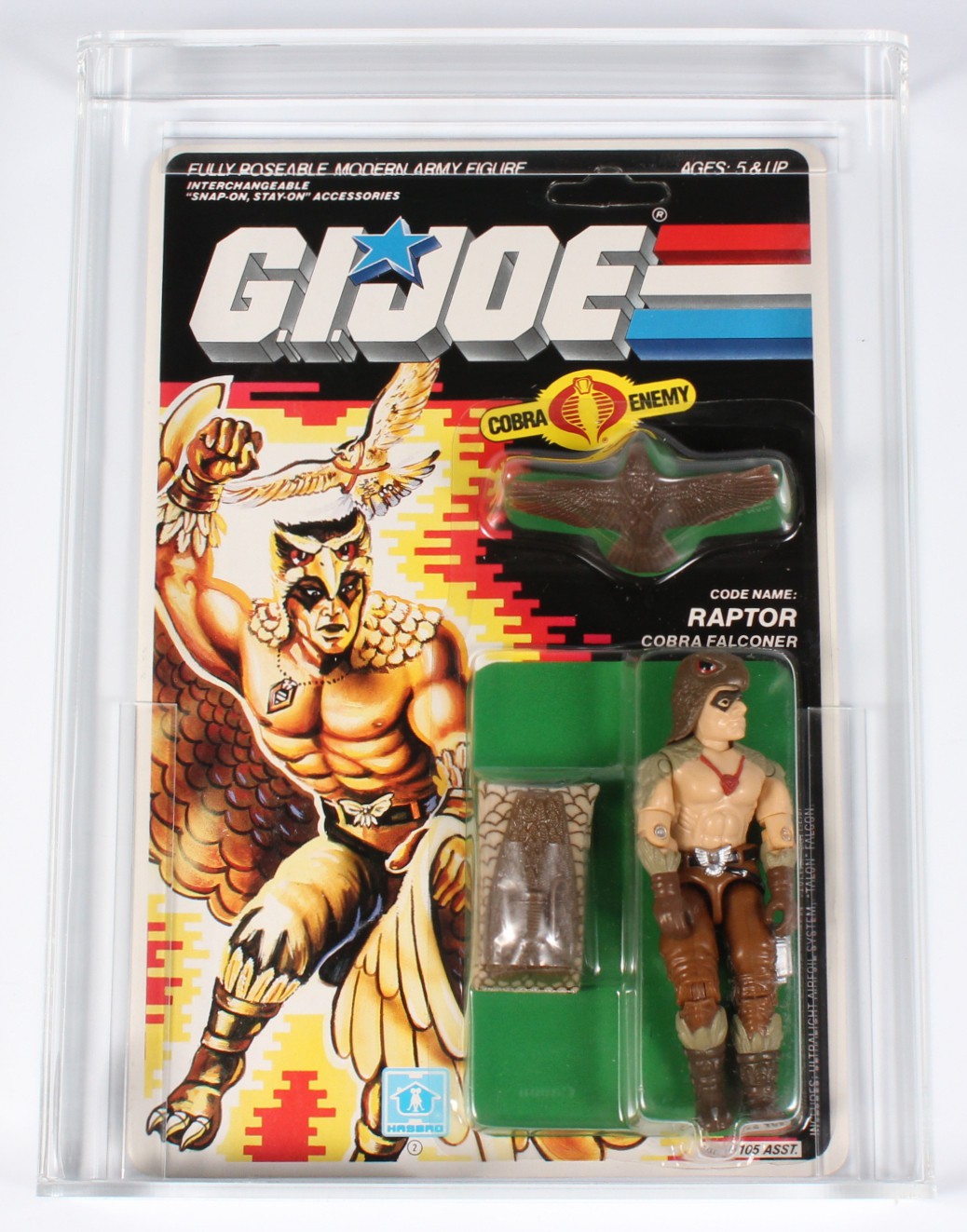 1987 Hasbro G.I. Joe Carded Action Figure - Raptor